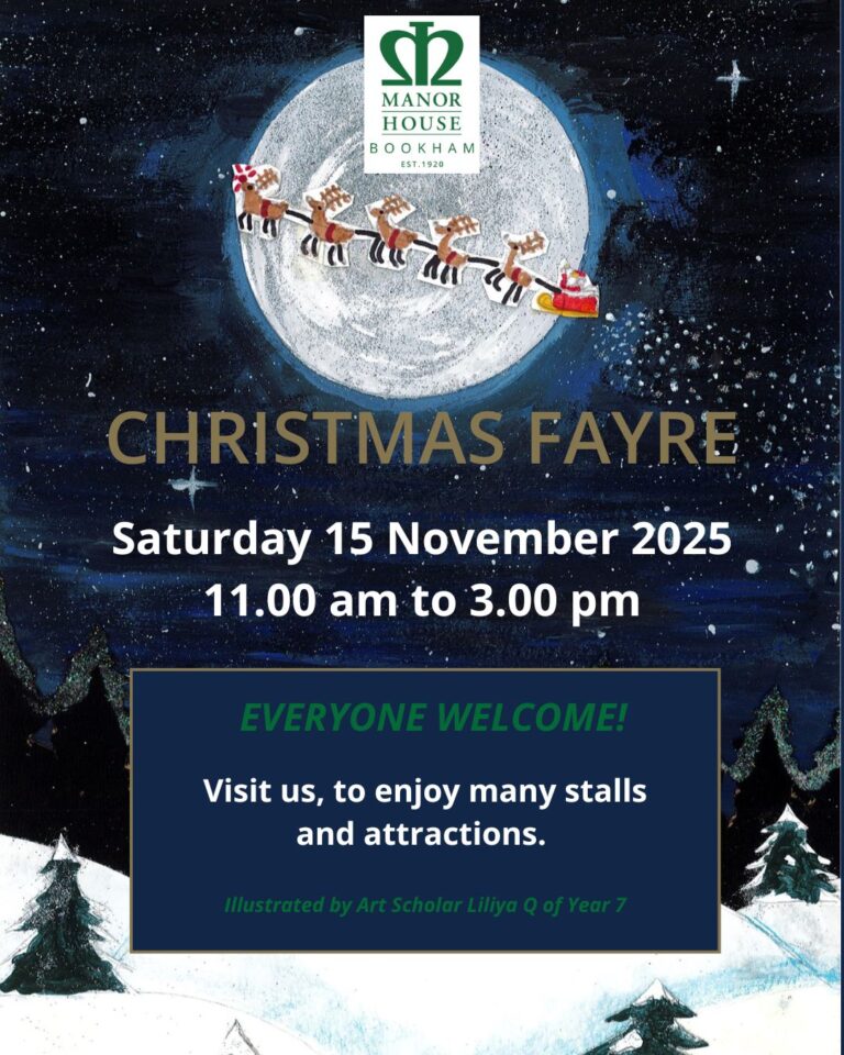 Term Dates and Calendar | Nursery Bookham | Manor House School